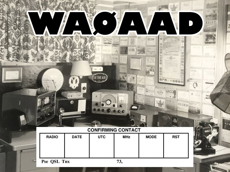 QSL Cards - VE5JL Canadian Radio Information